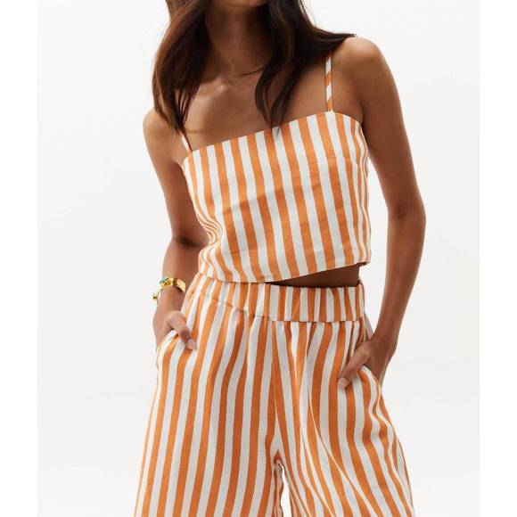 Lanhtropy | Pants & Jumpsuits | New Lanhtropy Cape Linen Pants In Brick ...